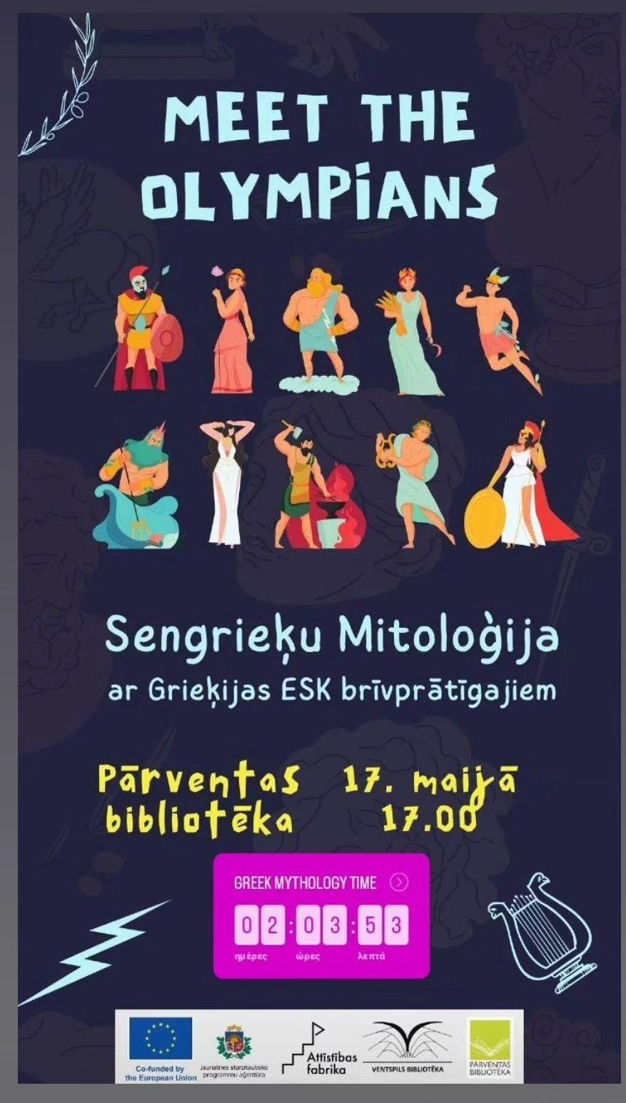 “Meet the Olympians”. Ancient Greek mythology lecture in English with ...