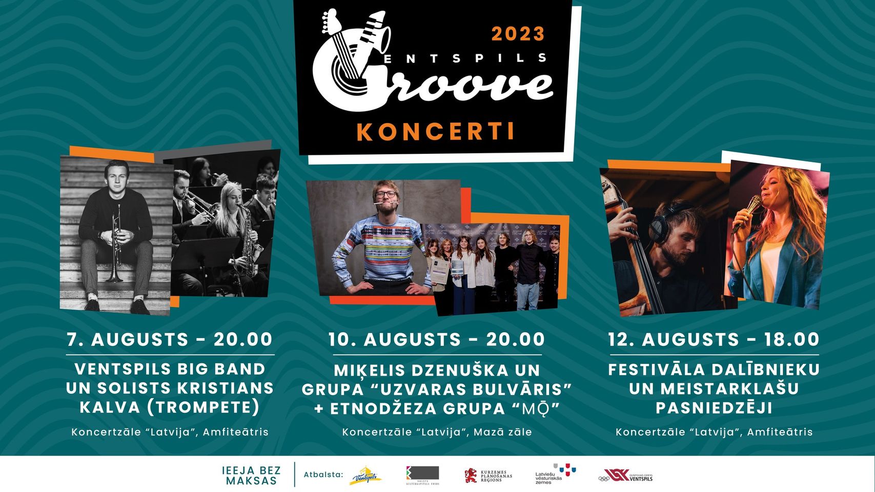 Mūsdienu ritma mūzikas festivāls "Ventspils Groove 2023" - VisitVentspils