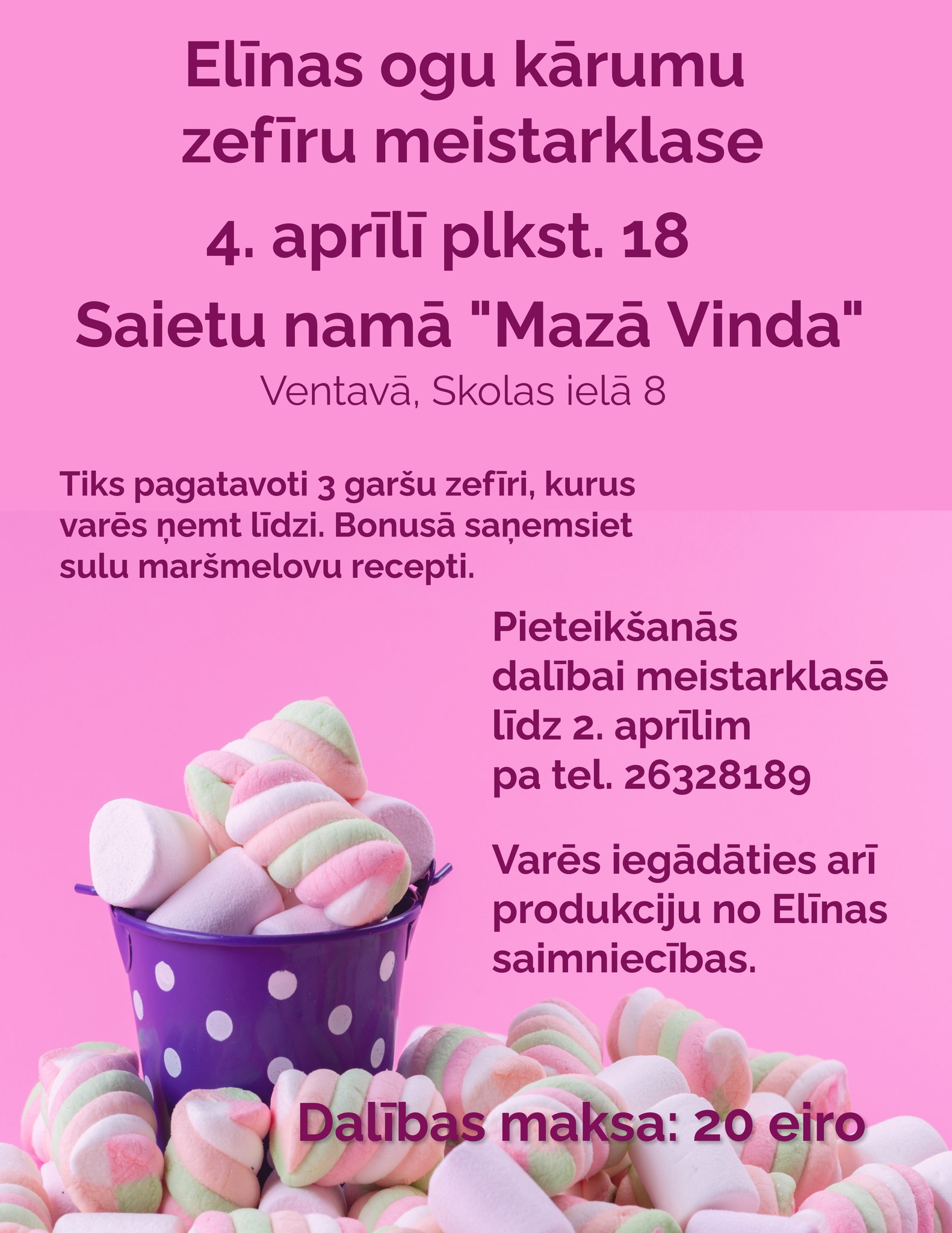 Zefīru meistarklase Vārve - VisitVentspils