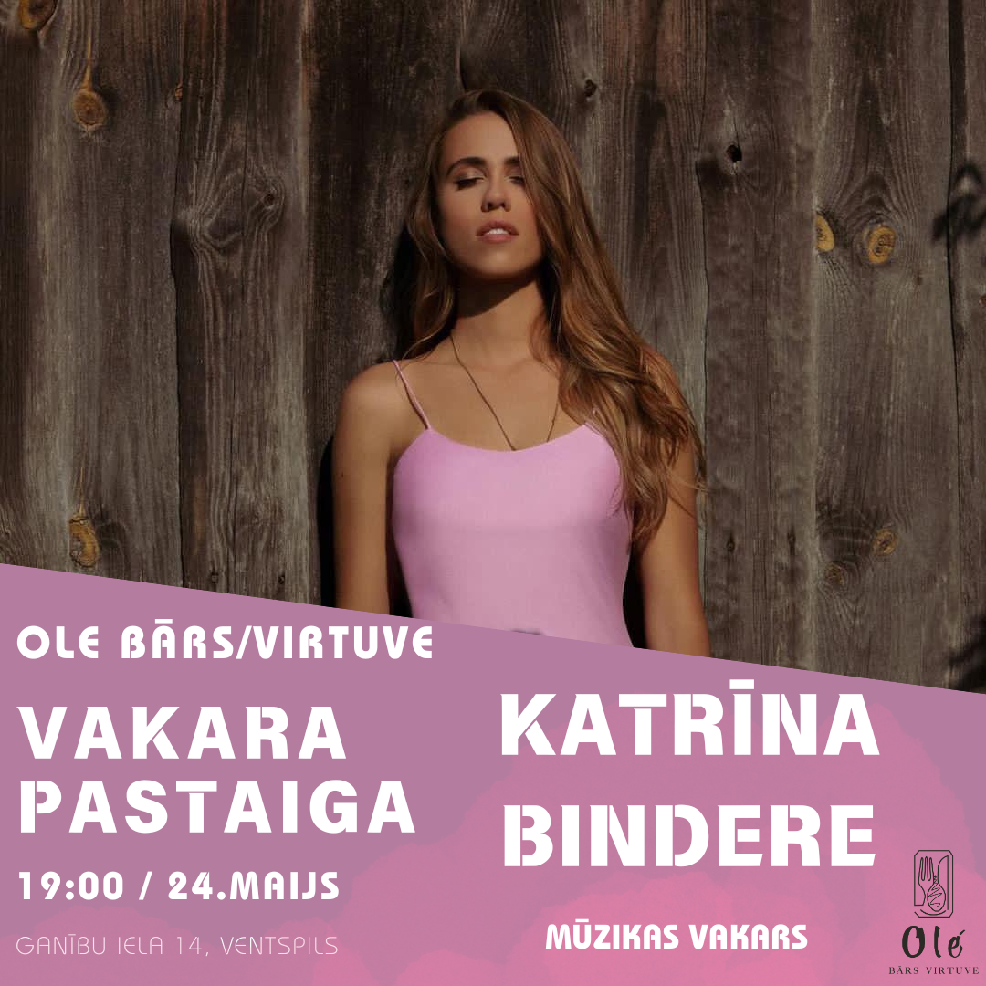 Mūzikas vakars kopā ar Katrīnu Binderi - VisitVentspils