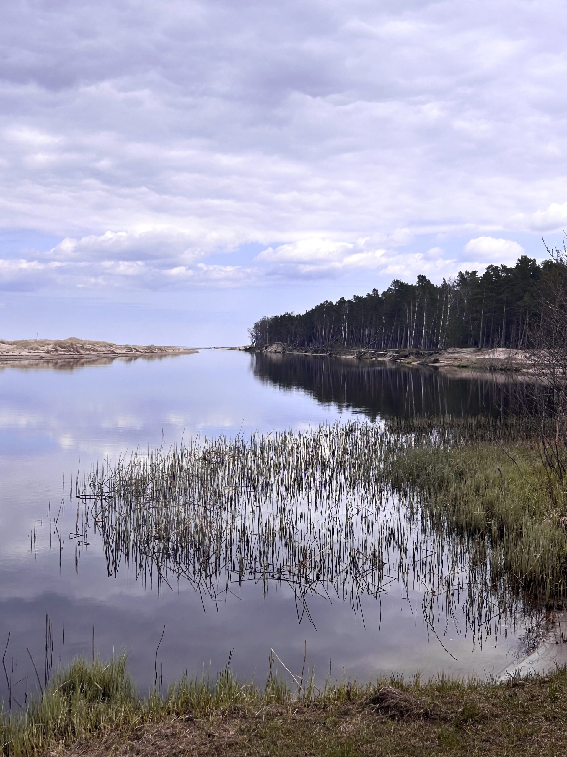 Irbe jõgi suubub merre - Visitventspils