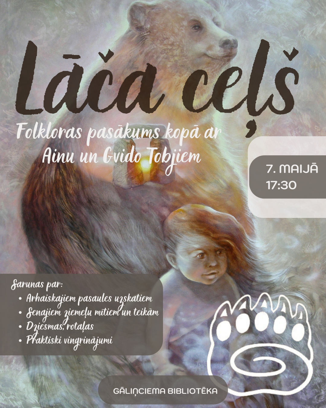 Folklore event with Ainu and Gvido Tobji, leaders of the Vidriži ...