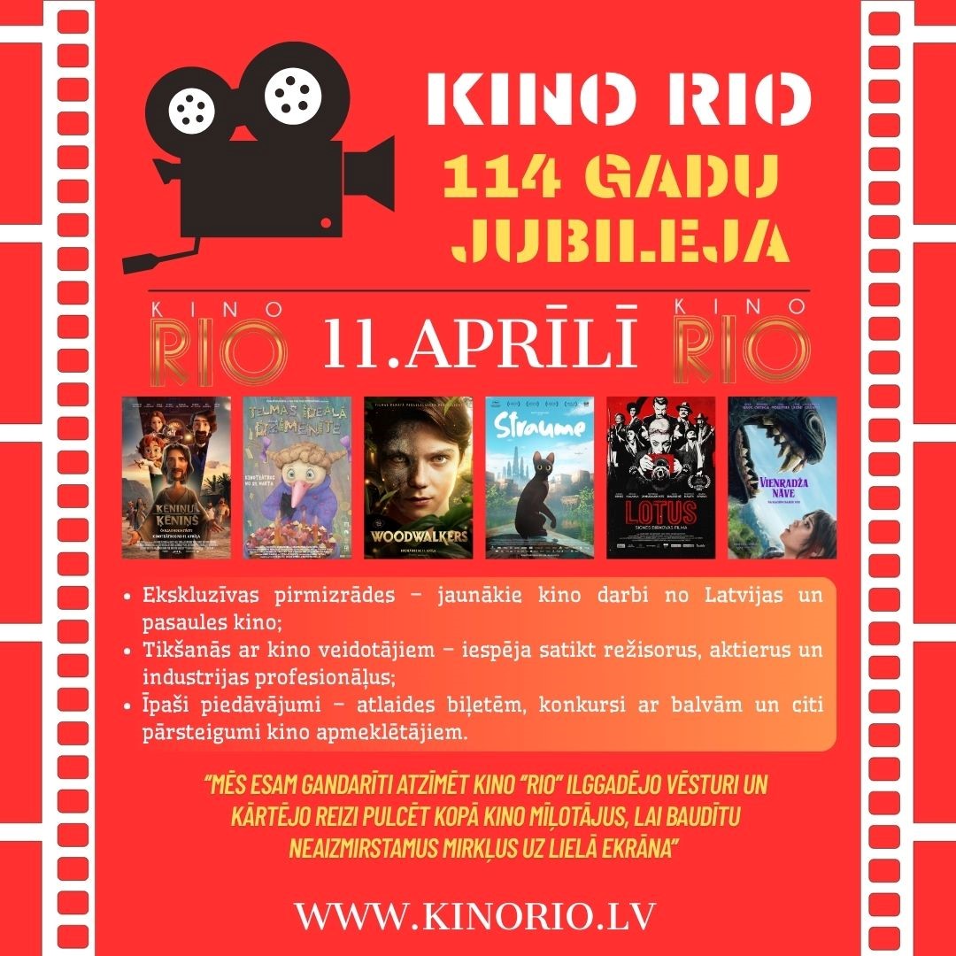Kino RIO 114 gadu jubilejas svinības - VisitVentspils