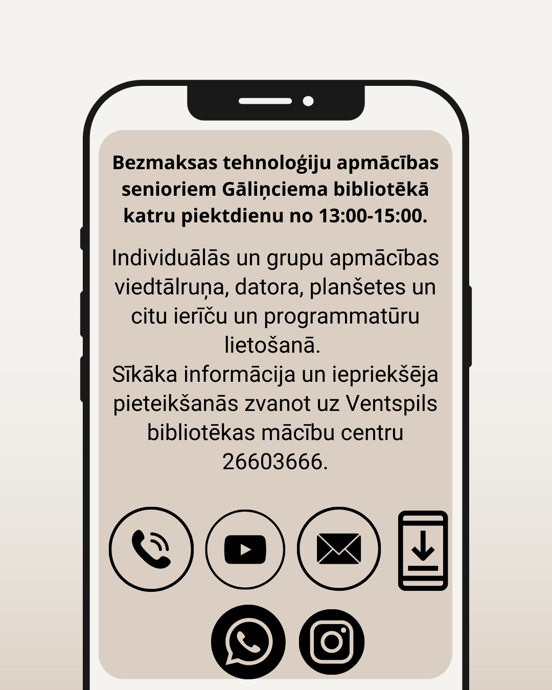 Free technology training for seniors - VisitVentspils