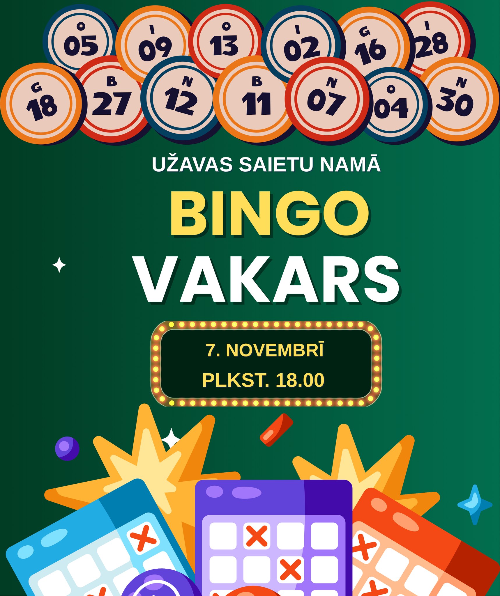 Bingo evening in Užava - VisitVentspils