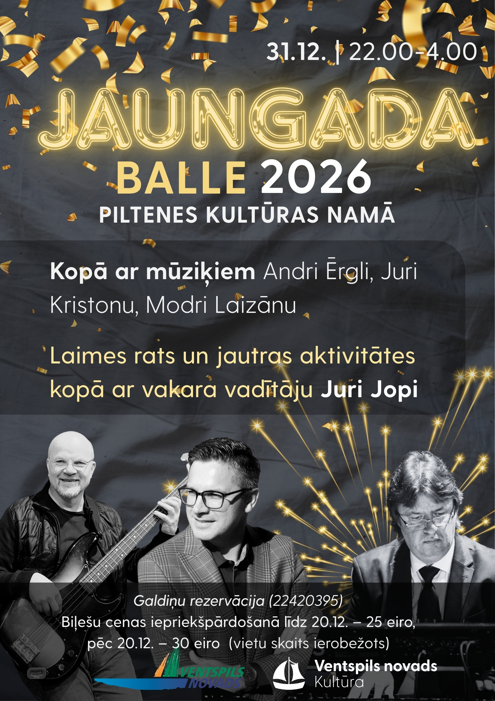Naujųjų metų išvakarių balius - Visitventspils