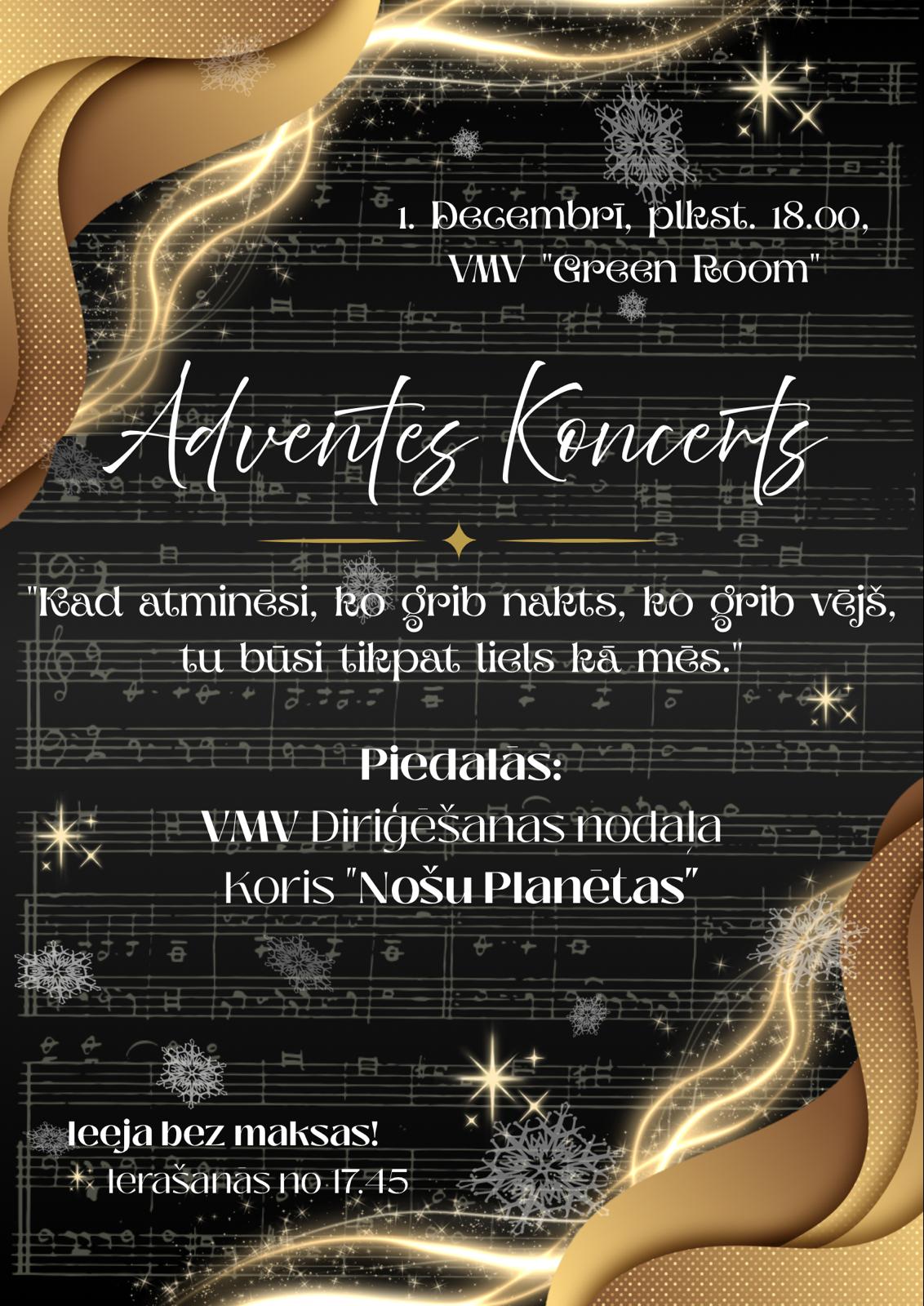 Advent Concert | VMV Conducting Department and “Planets of Sheet Music ...