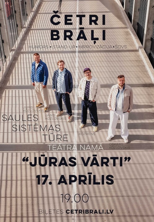 Improvisation show "Four Brothers "Solar System Tour"" - VisitVentspils
