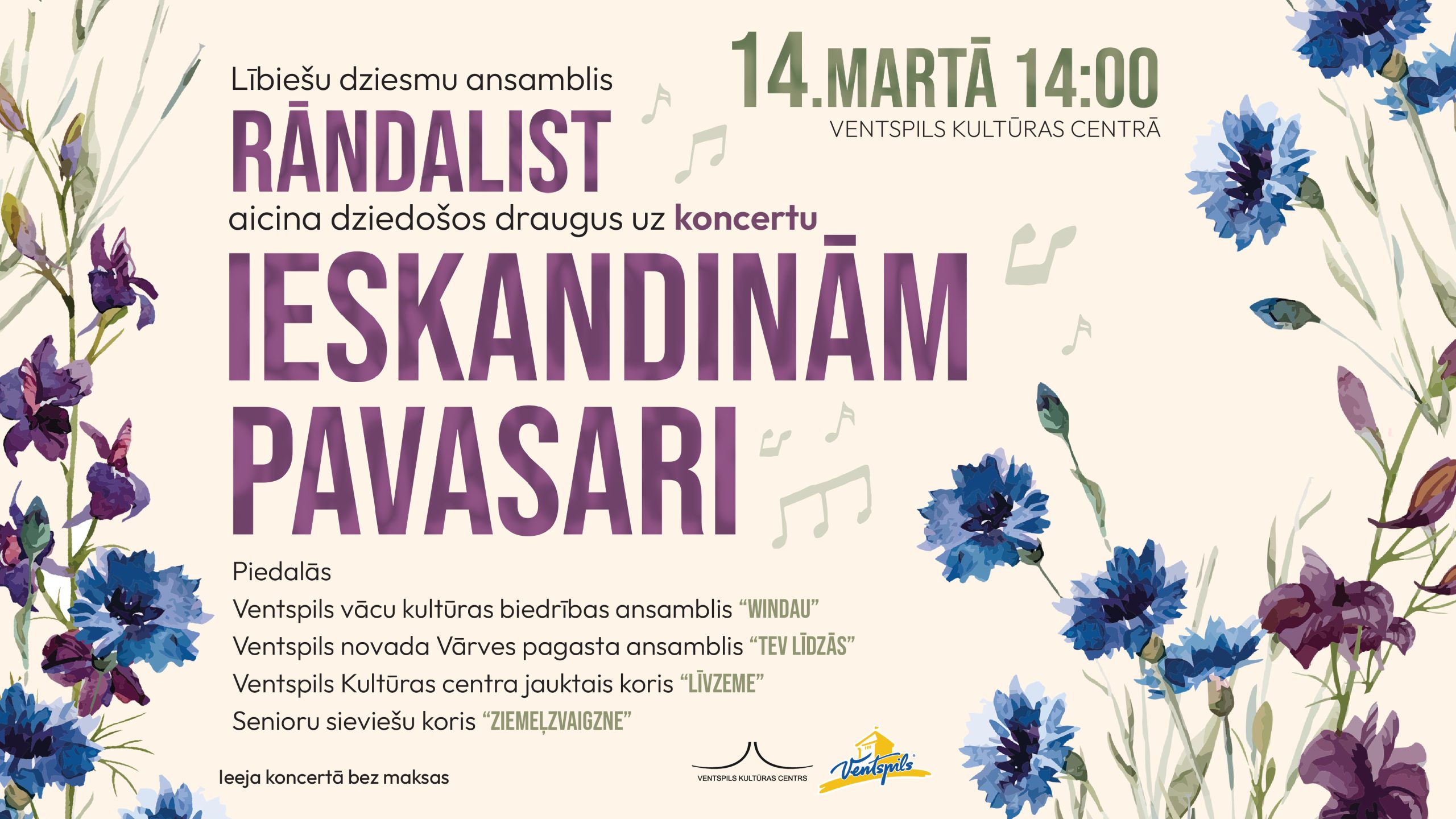 Livonian Song Ensemble “Rāndalist” Concert “Let’s Sing Spring ...